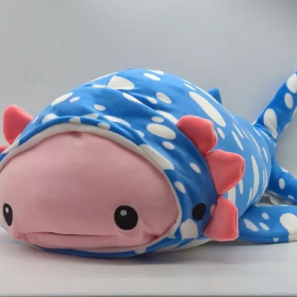 MochiPuni | Toys | Nwt Mochipuni Wooper Looper Axolotl Whale Shark ...